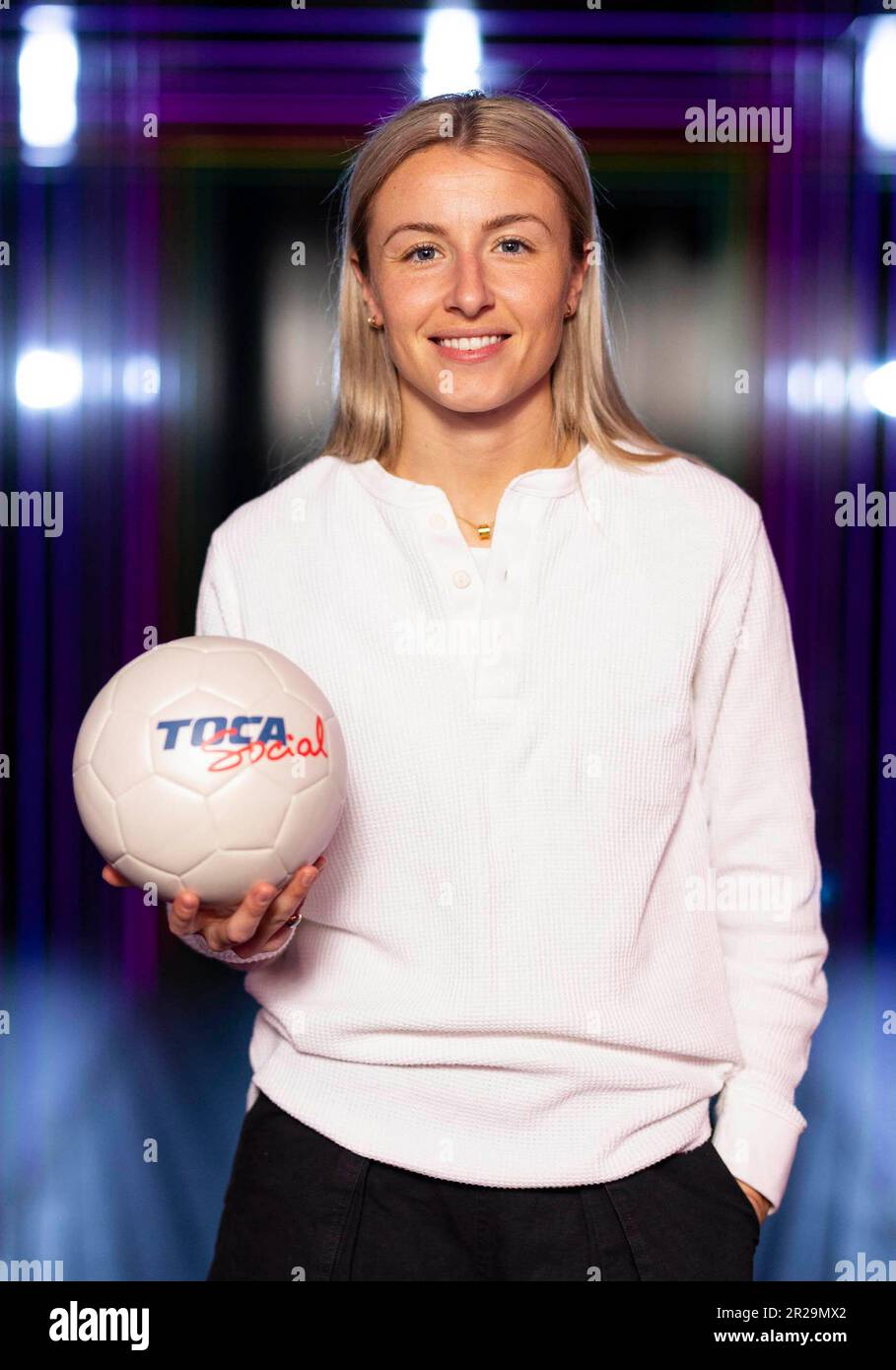 EDITORIAL USE ONLY England captain Leah Williamson at TOCA Social at ...