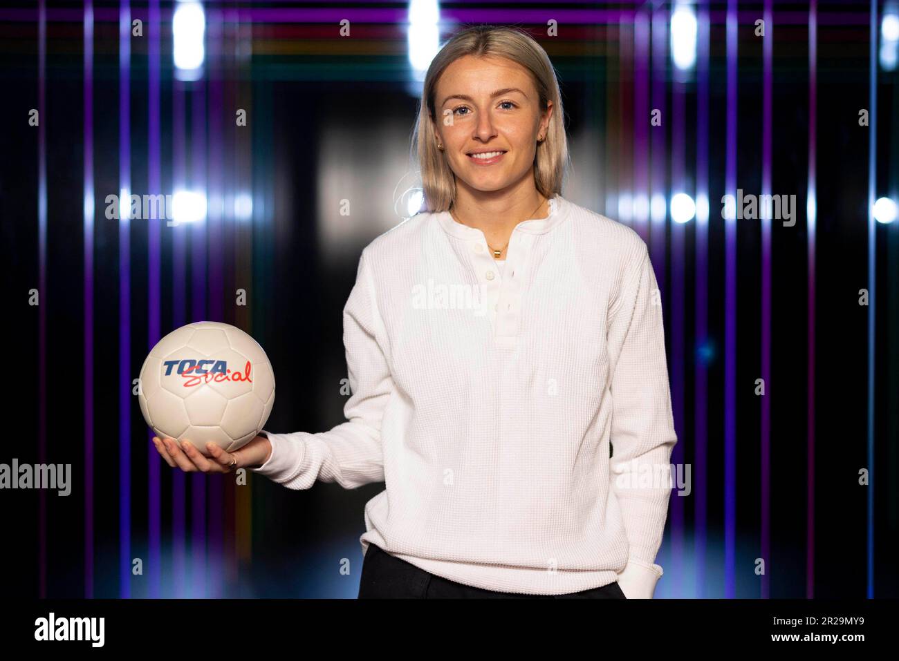 EDITORIAL USE ONLY England captain Leah Williamson at TOCA Social at ...