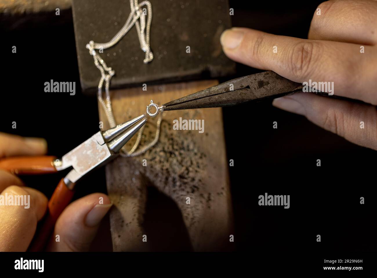 Close up person using metal hi-res stock photography and images - Alamy