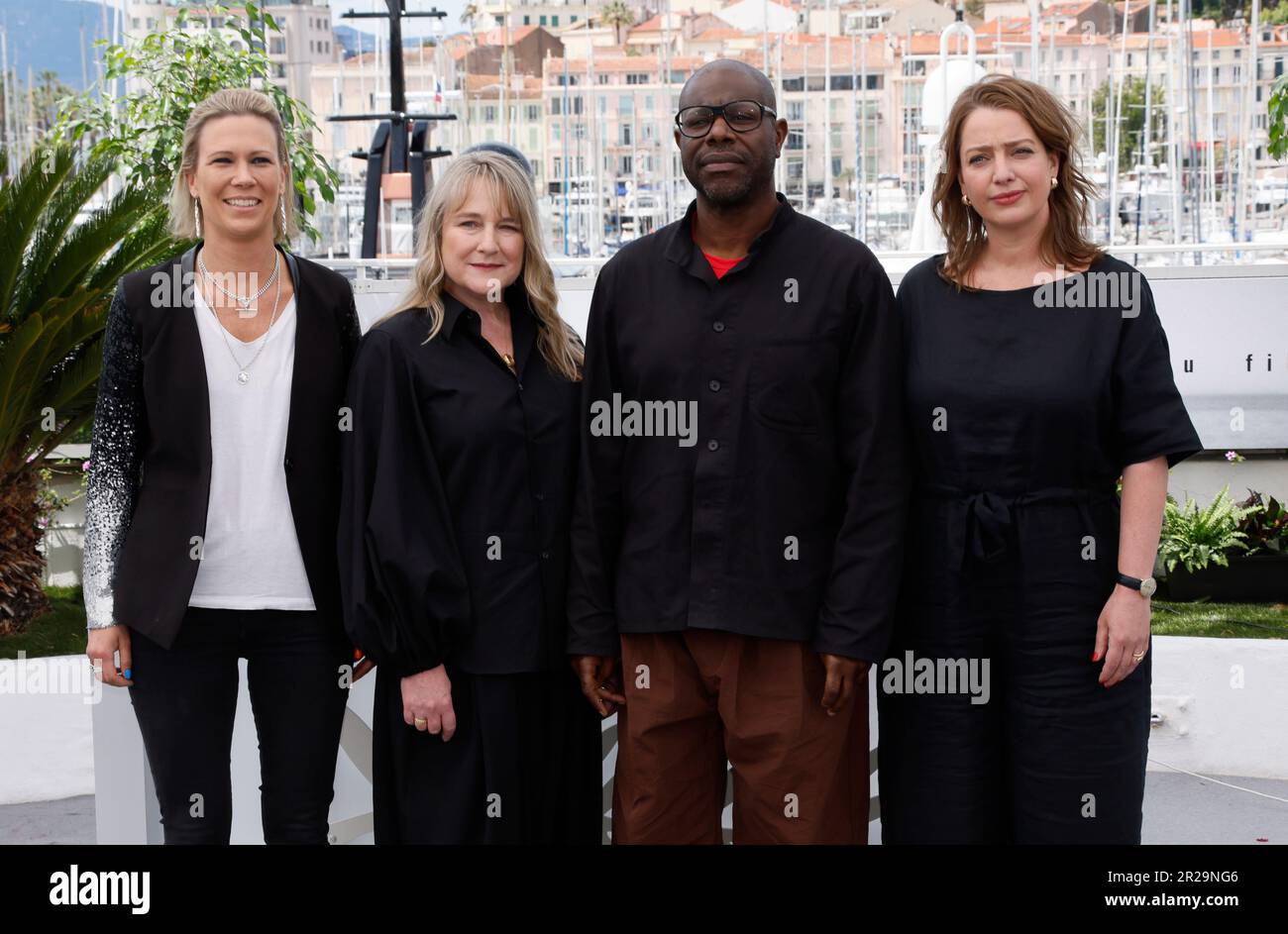 Producer Anna Smith Tenser, from left, screenwriter Bianca Stigter ...