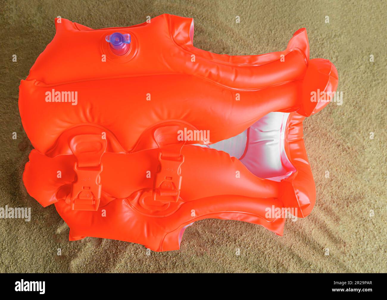 Children's inflatable life jacket Stock Photo - Alamy