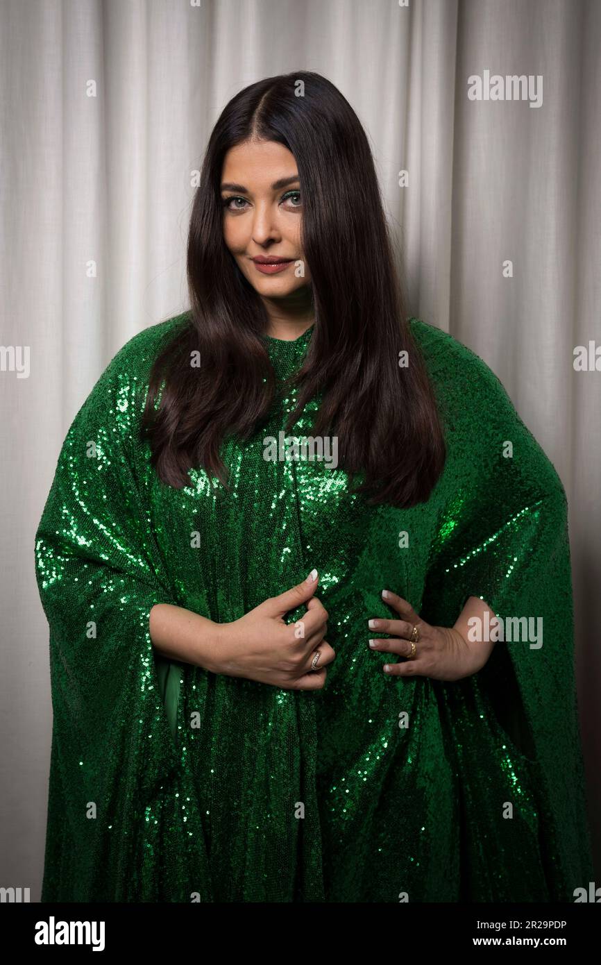 Aishwarya Rai Bachchan poses for portrait photographs during the 76th ...
