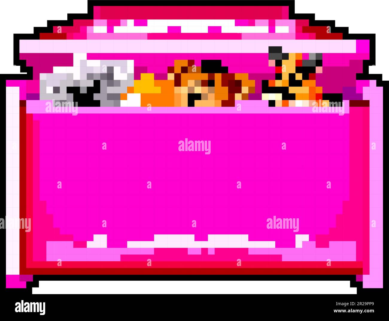 game toy box game pixel art vector illustration Stock Vector Image ...