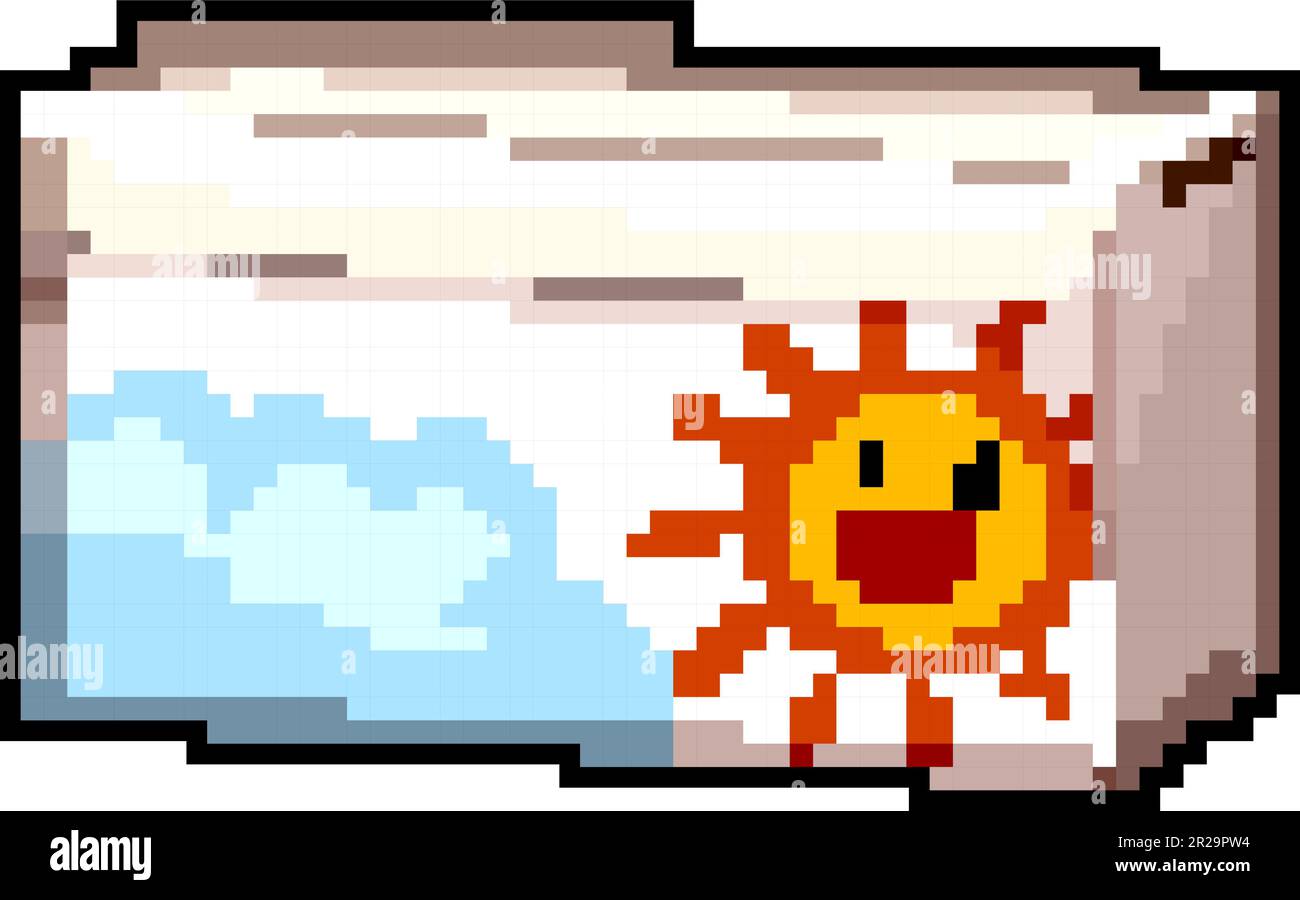 charity toy box game pixel art vector illustration Stock Vector Image ...