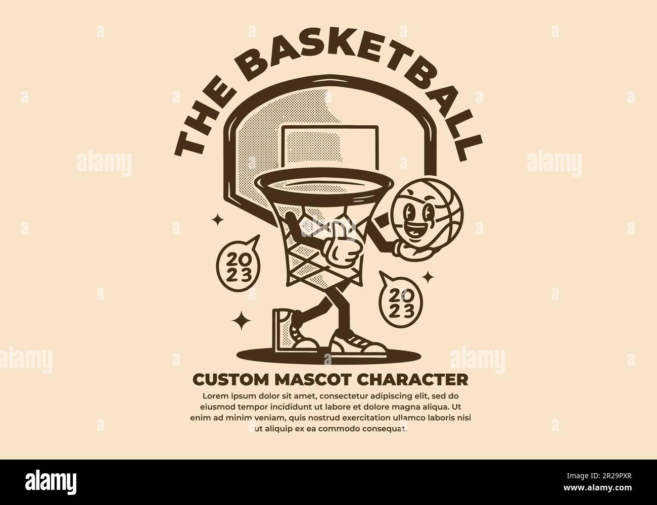 Basketball player in hand Stock Vector Images - Alamy