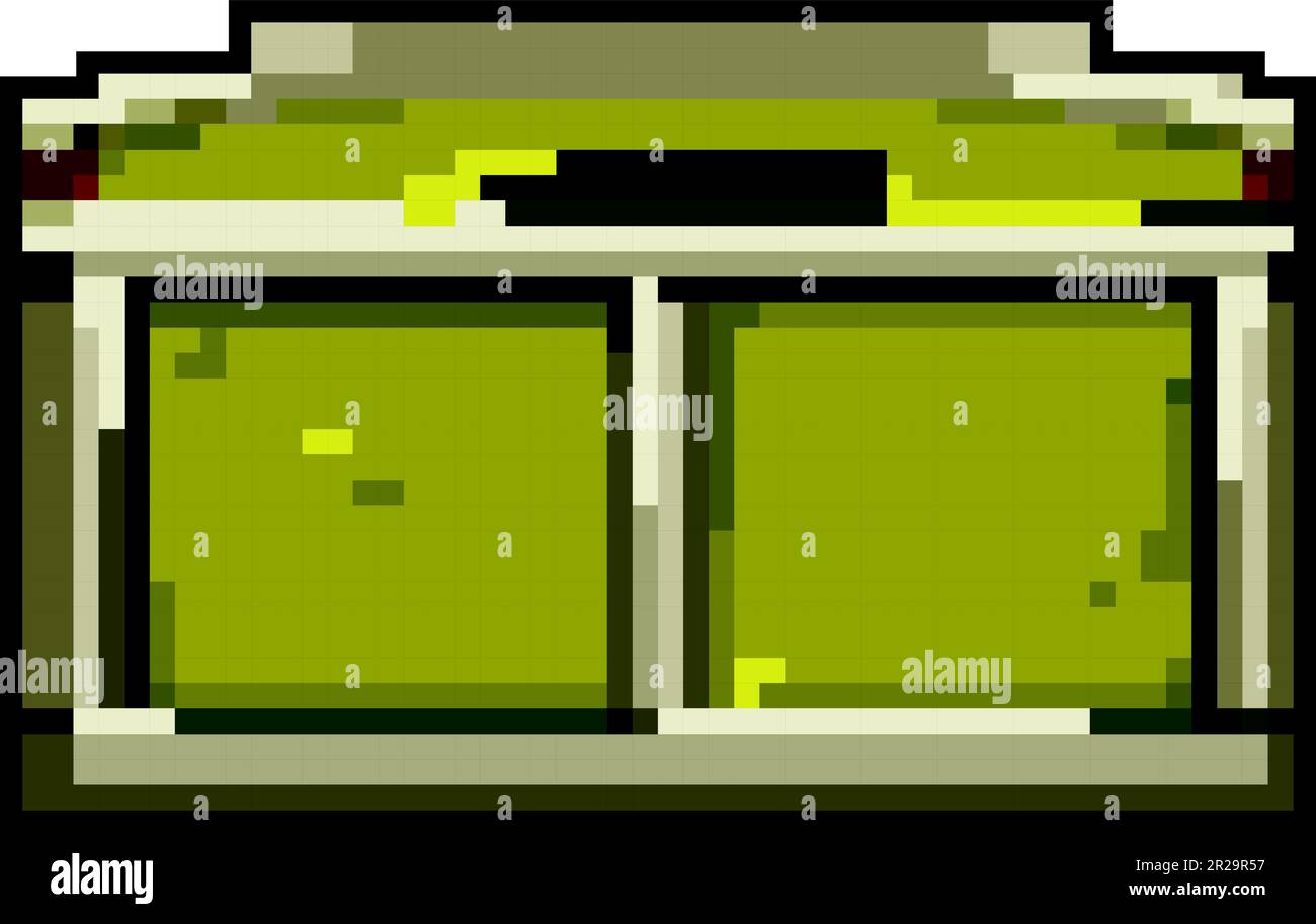 room toy box game pixel art vector illustration Stock Vector Image ...