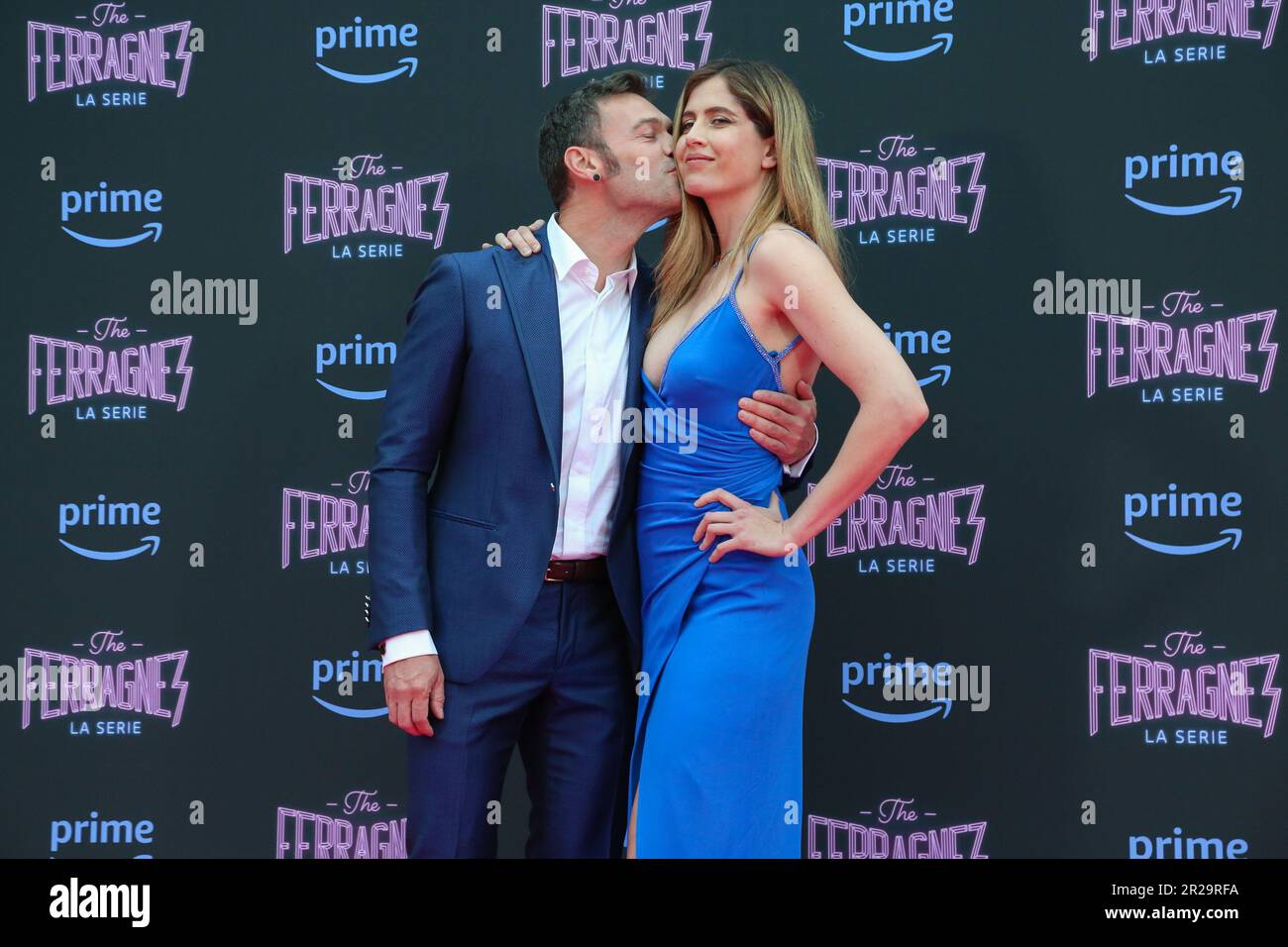 Milan, Italy. 17th May, 2023. Riccardo Nicoletti e Francesca Ferragni ...