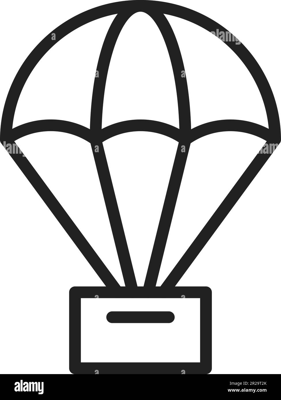 Parachute icon vector image Stock Vector Image & Art - Alamy