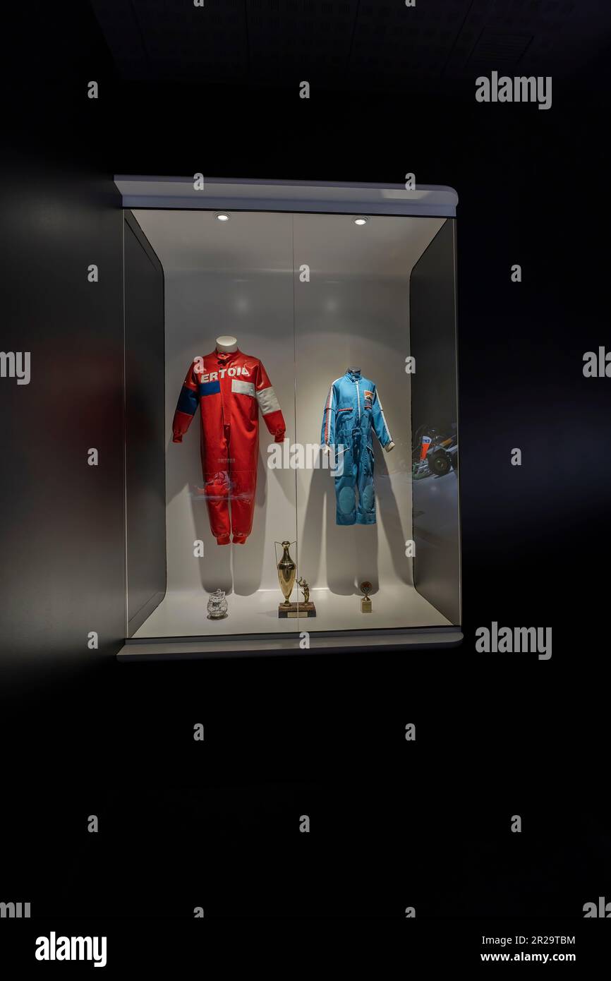 First kits used and trophies won by Fernando Alonso as a child ...