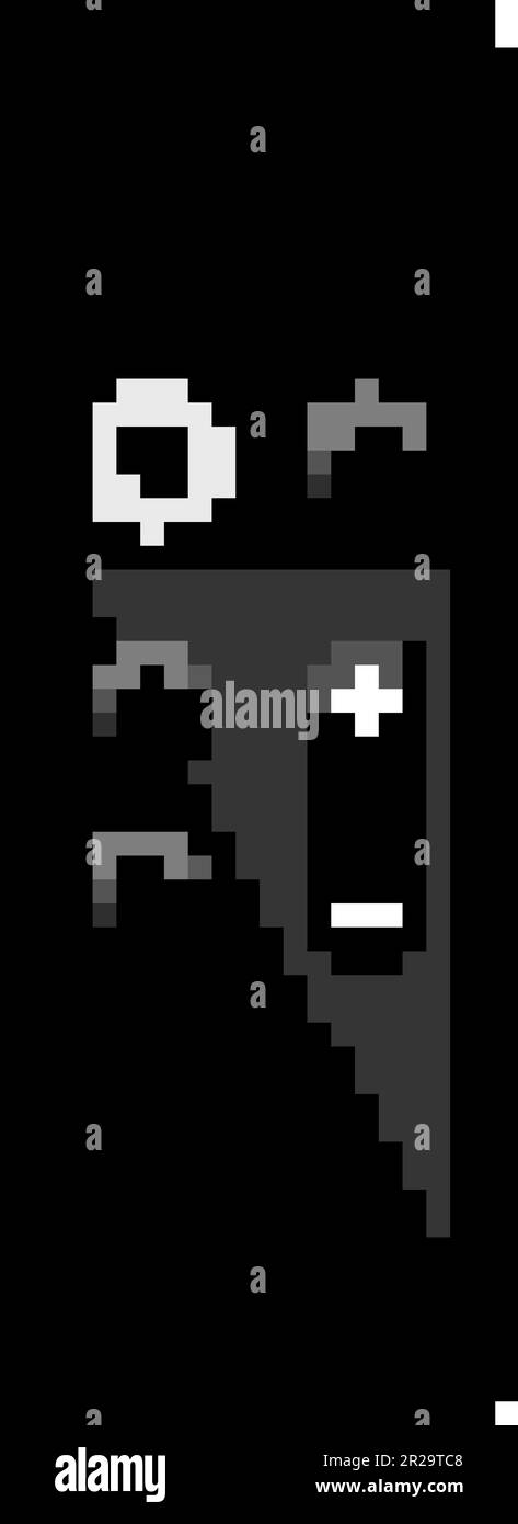 movie tv remote game pixel art vector illustration Stock Vector Image ...