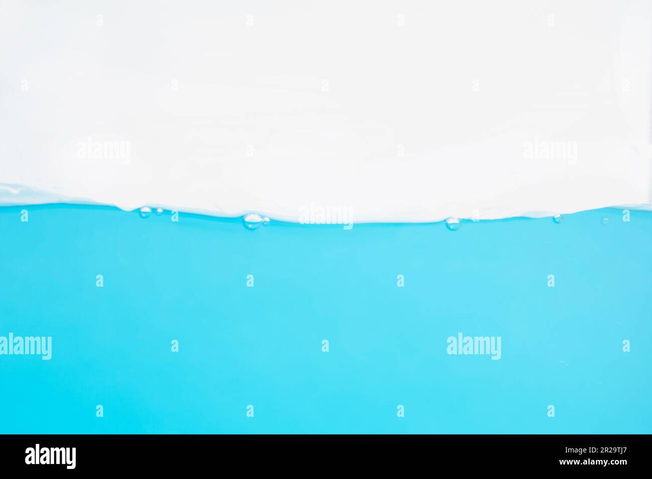 Water splash. Aqua flowing in waves and bubbles . on white background ...