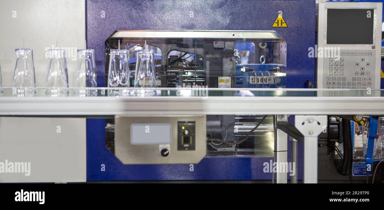 Plastic cup product from plastic injection molding press machine ...