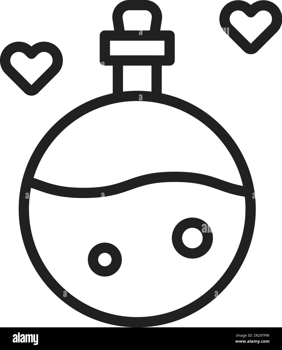 Love potion icon outline Cut Out Stock Images & Pictures - Alamy