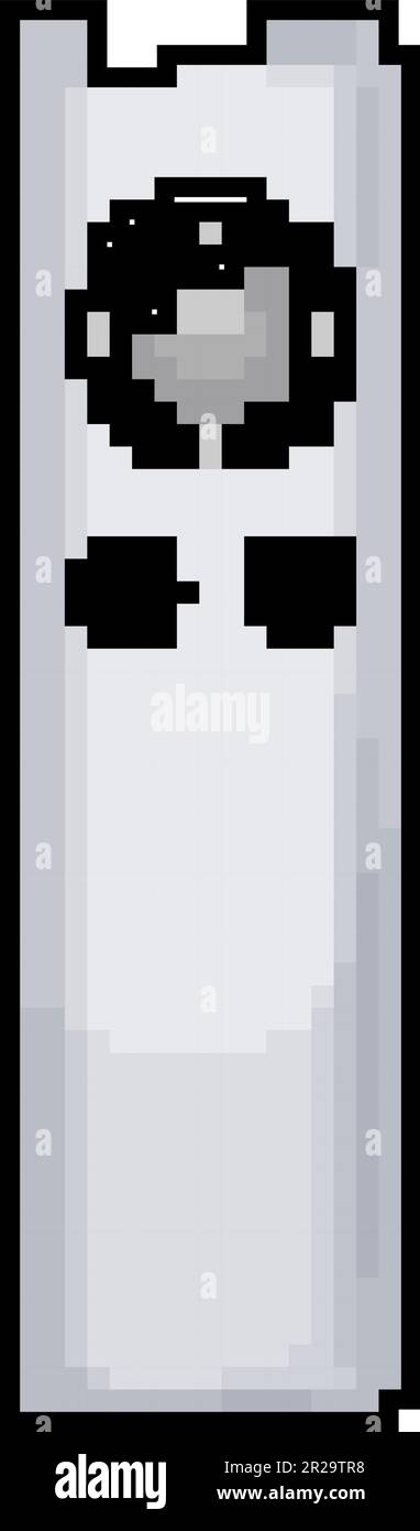 home tv remote game pixel art vector illustration Stock Vector Image ...