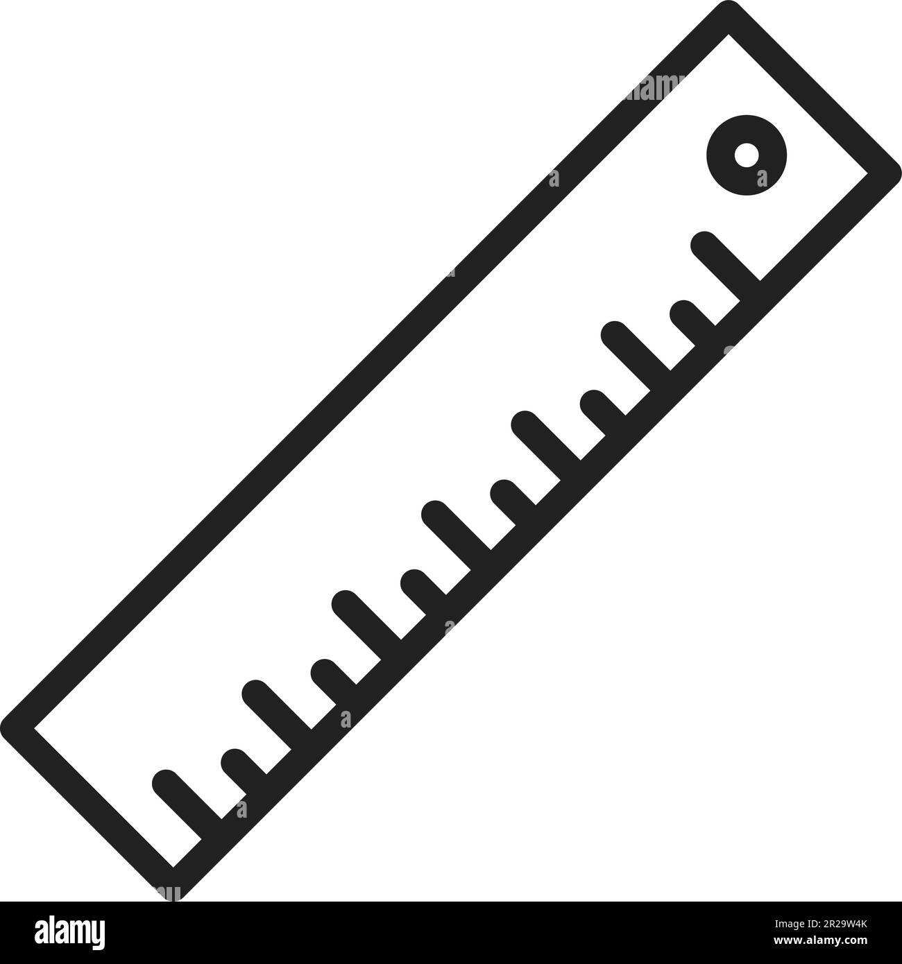 Ruler icon vector image Stock Vector Image & Art - Alamy