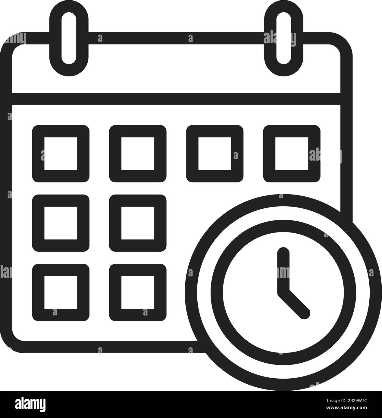 Schedule symbol Black and White Stock Photos & Images - Alamy