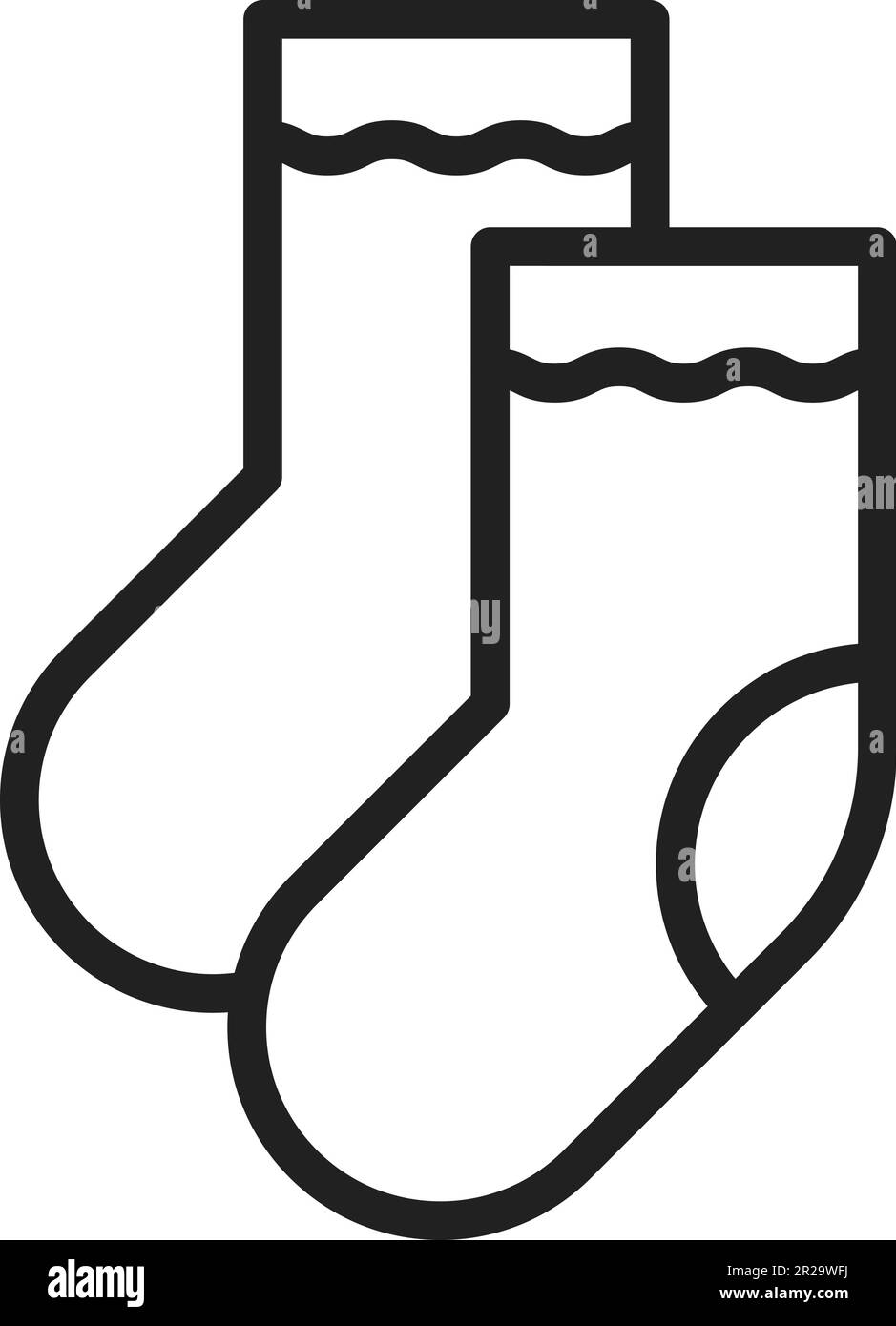 Socks icon vector image Stock Vector Image & Art - Alamy