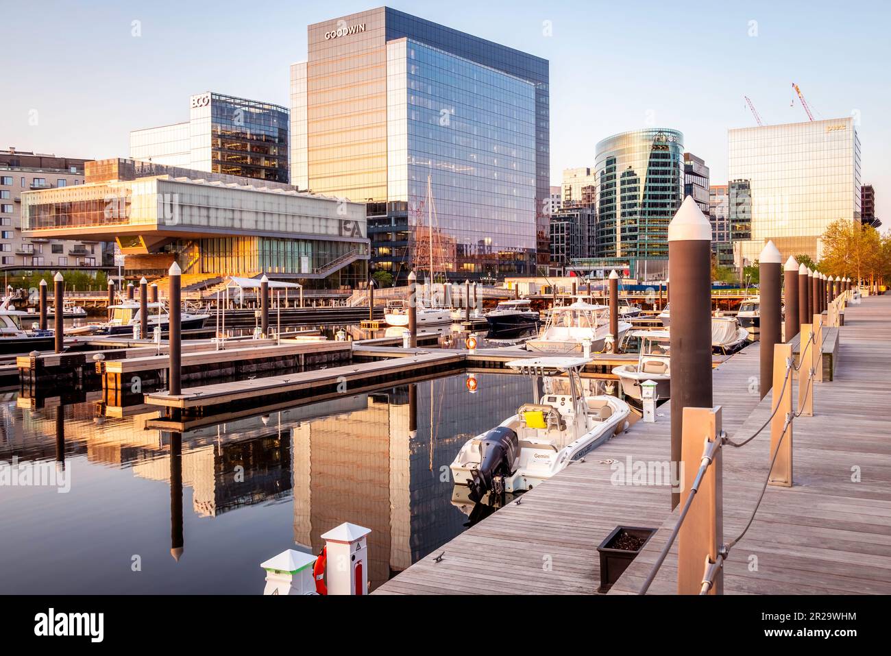 Boston at Seaport Boulevard Stock Photo - Alamy