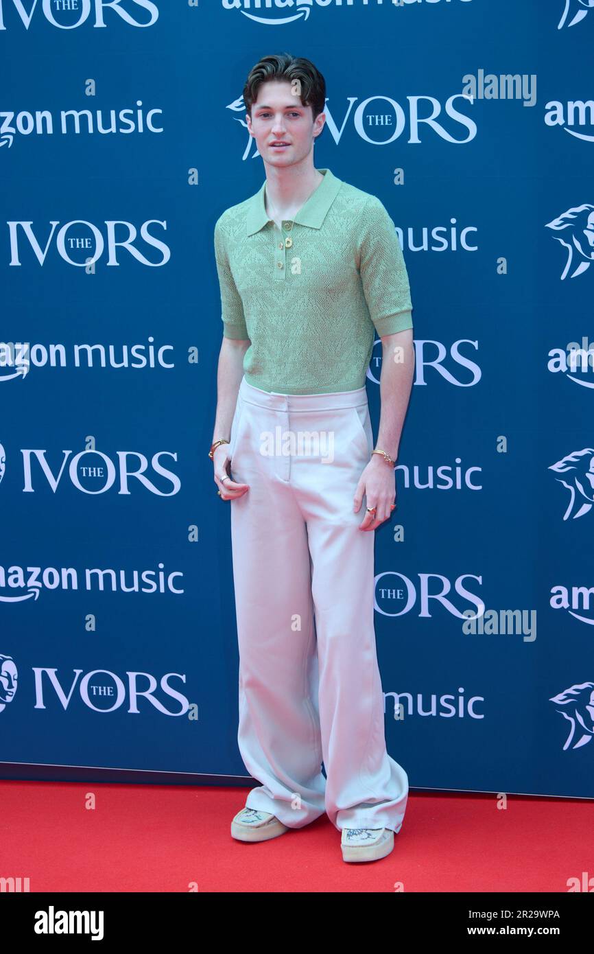 London, UK . 18 May, 2023 . Henry Moodie pictured at the Ivor Novello ...