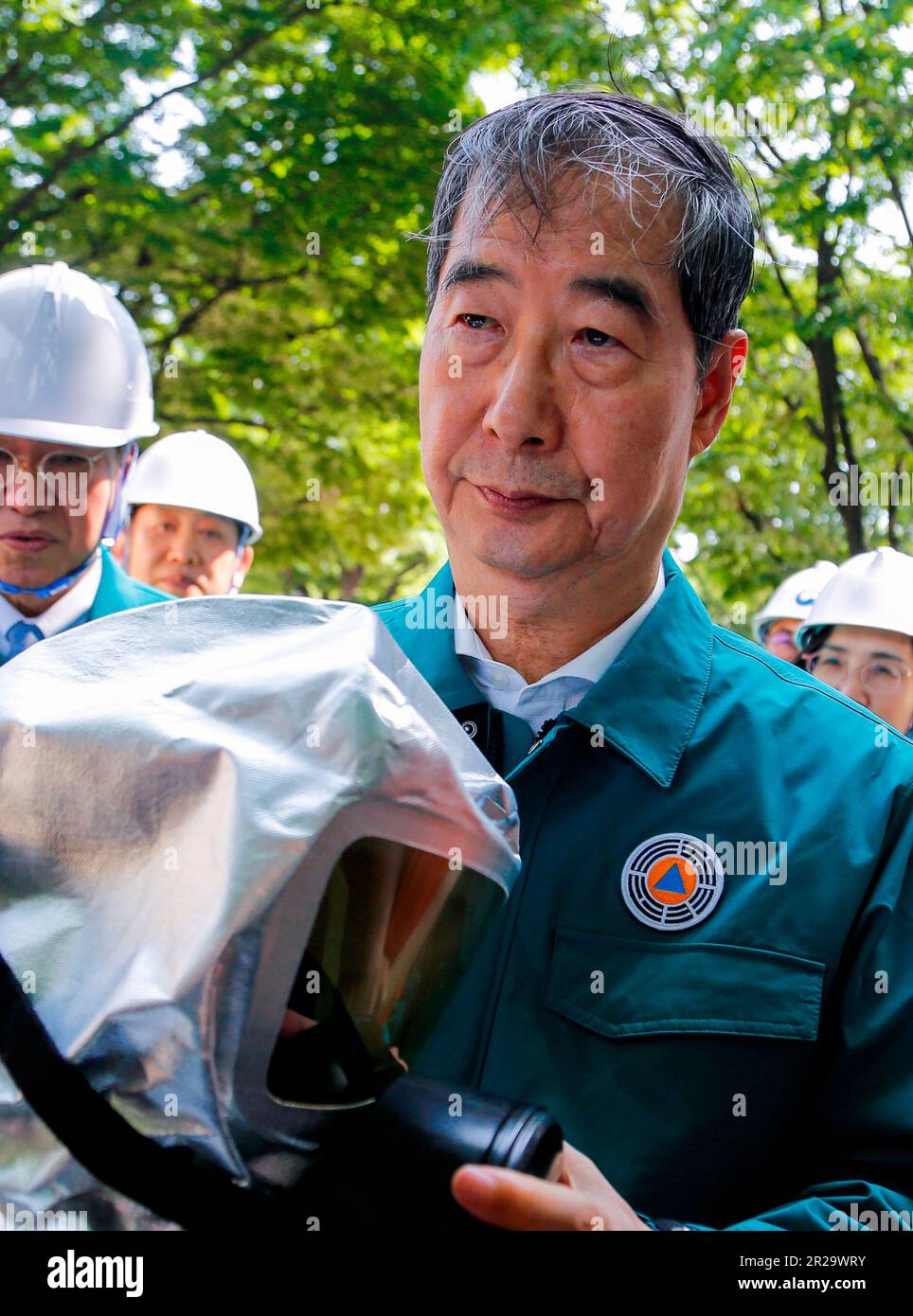 Civil defence drill, May 16, 2023 : South Korean Prime Minister Han ...