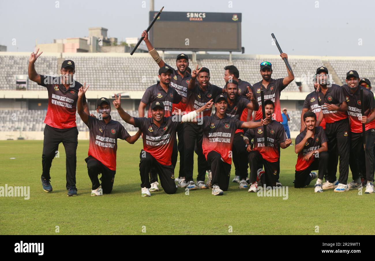 Physically Challenged Cricket Tournament 2023 match between Bangladesh ...