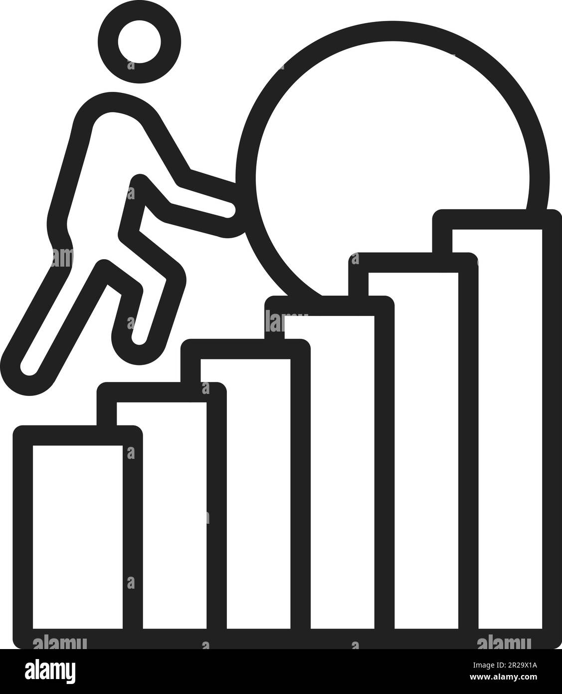 Struggle icon vector image Stock Vector Image & Art - Alamy