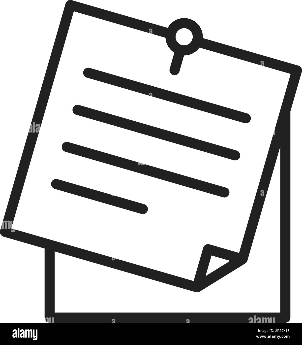 Sticky Note icon vector image Stock Vector Image & Art - Alamy