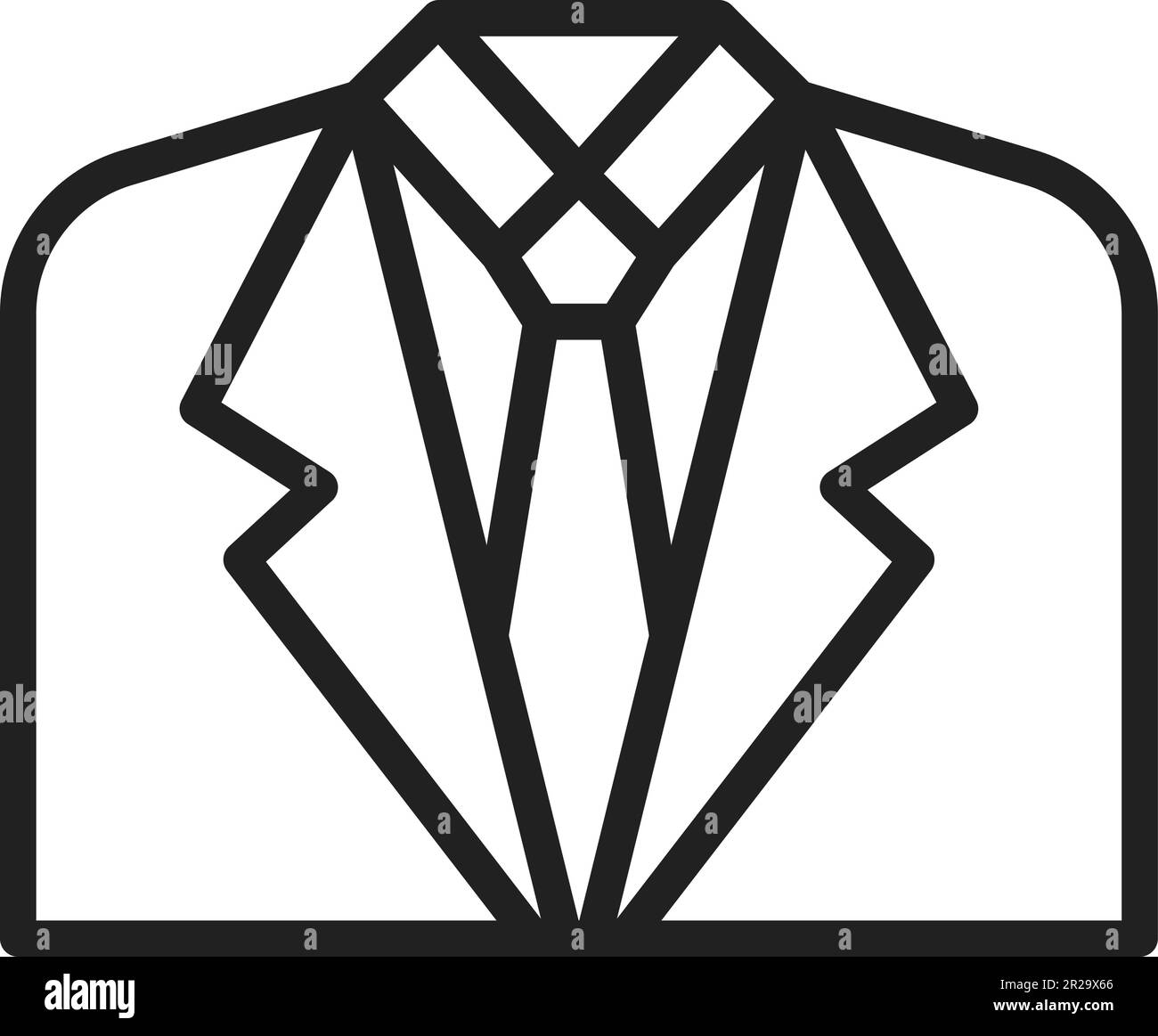 Suit icon vector image Stock Vector Image & Art - Alamy