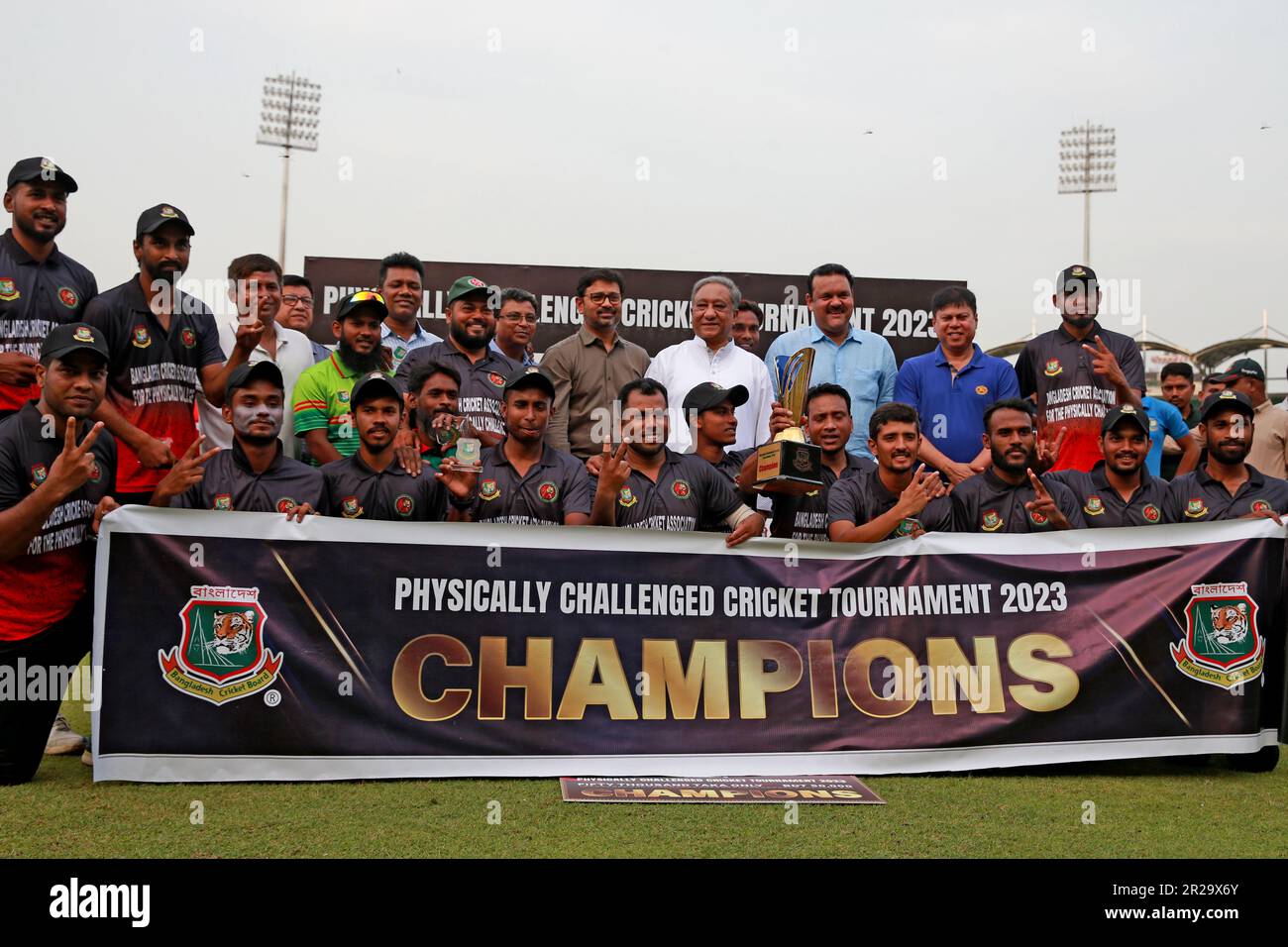 Physically Challenged Cricket Tournament 2023 match between Bangladesh ...