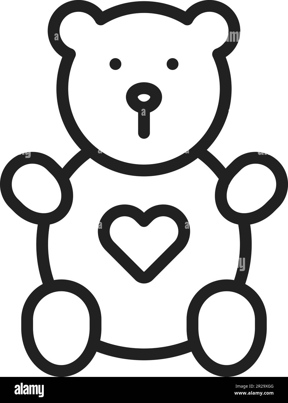 Cute Bear Clipart Black And White