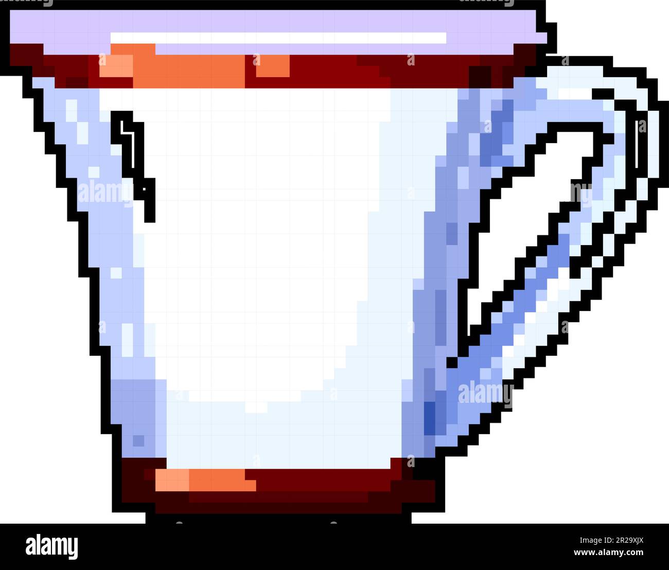 drink vintage cup game pixel art vector illustration Stock Vector Image ...
