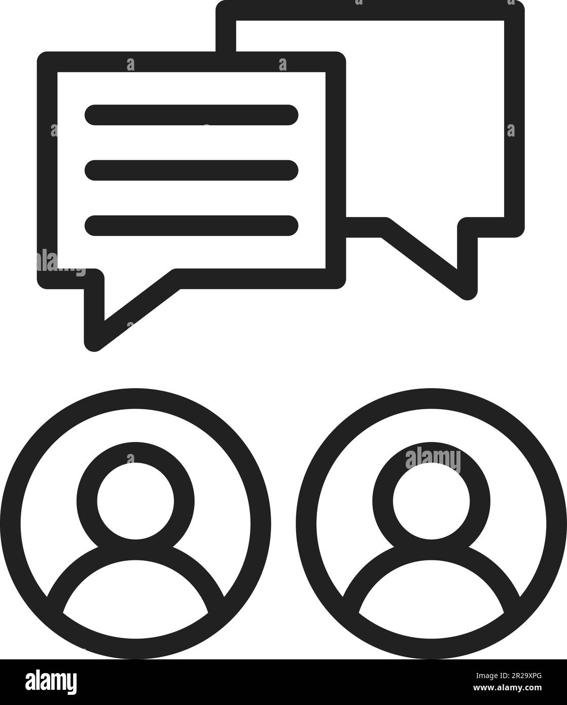 Connection conversation Black and White Stock Photos & Images - Alamy