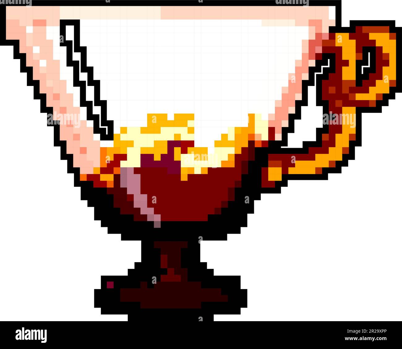 mug vintage cup game pixel art vector illustration Stock Vector Image ...