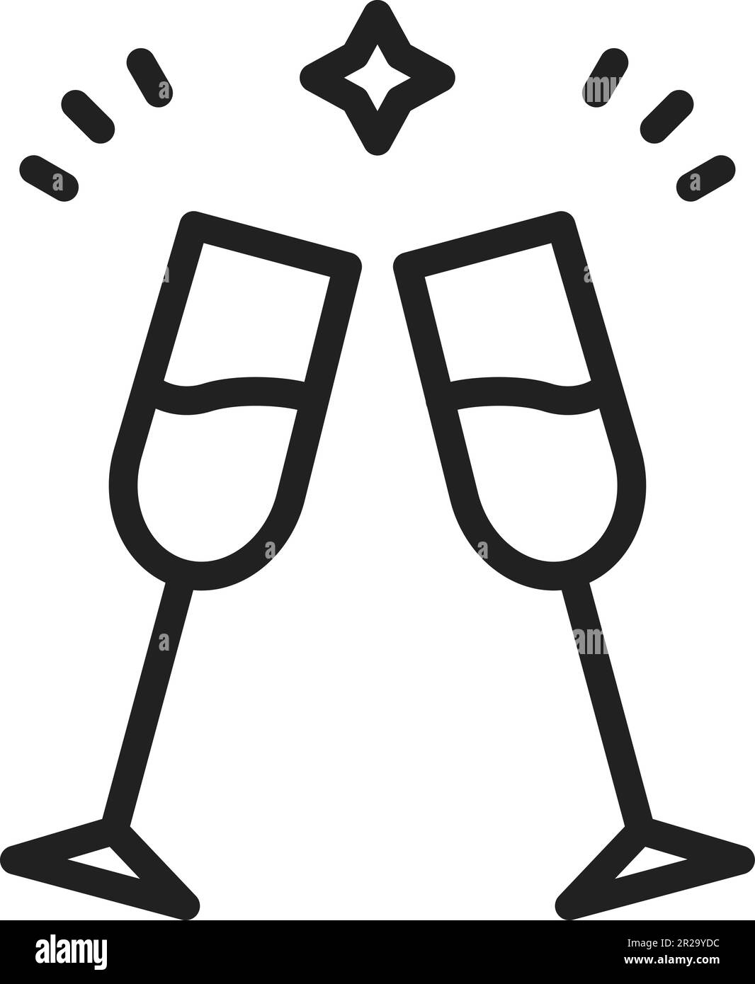 Toast icon vector image Stock Vector Image & Art - Alamy