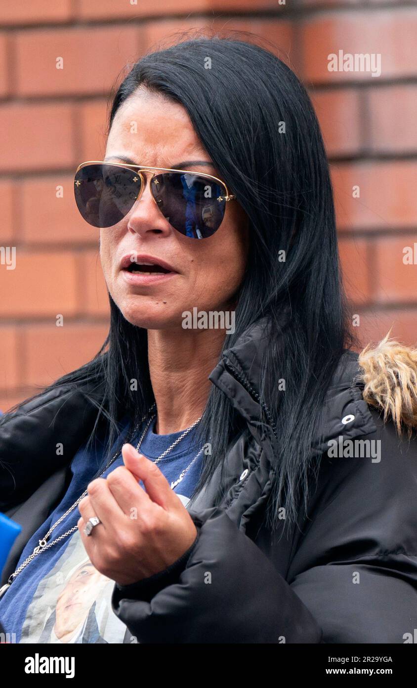 Charlie Mclean mother of Khayri Mclean outside Leeds Crown Court ahead ...