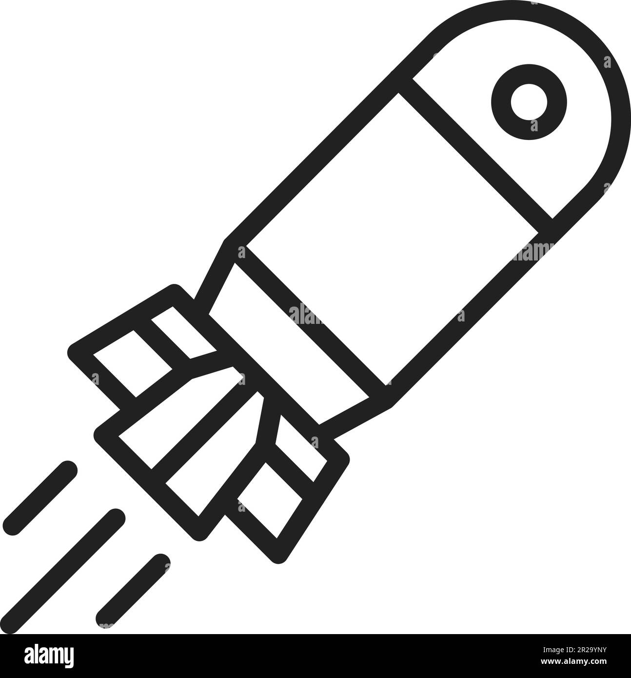 Torpedo icon vector image Stock Vector Image & Art - Alamy