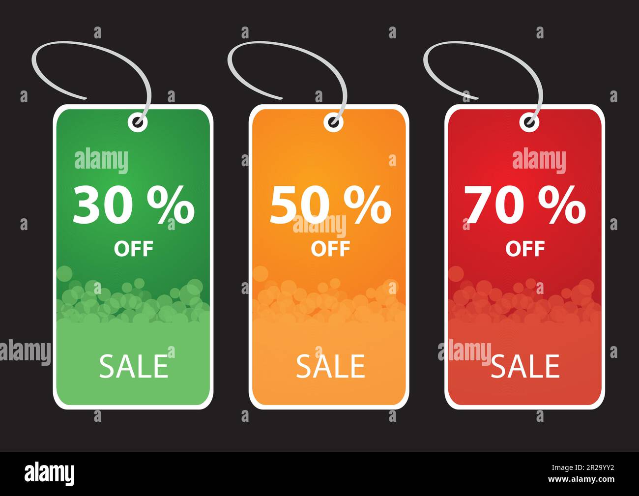 Vector illustrations of discount sale tags Stock Vector Image & Art - Alamy