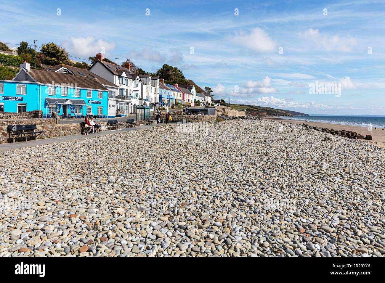 Amroth, Pembrokeshire, Wales, UK, Amroth village, village, villages ...