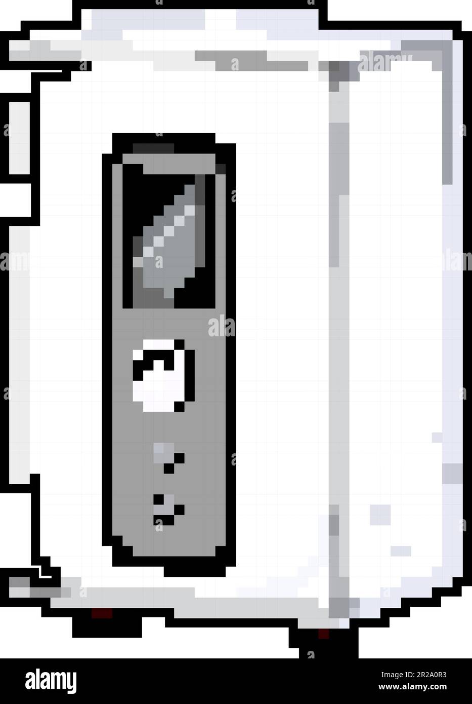 gas water boiler game pixel art vector illustration Stock Vector Image ...