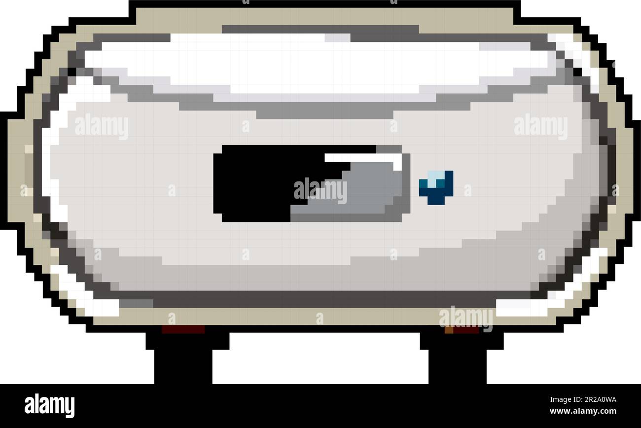 electric water boiler game pixel art vector illustration Stock Vector ...