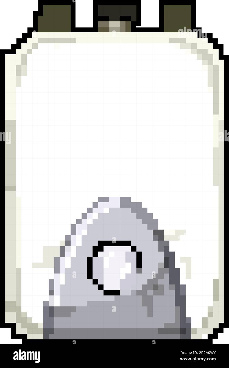 pipe water boiler game pixel art vector illustration Stock Vector Image ...