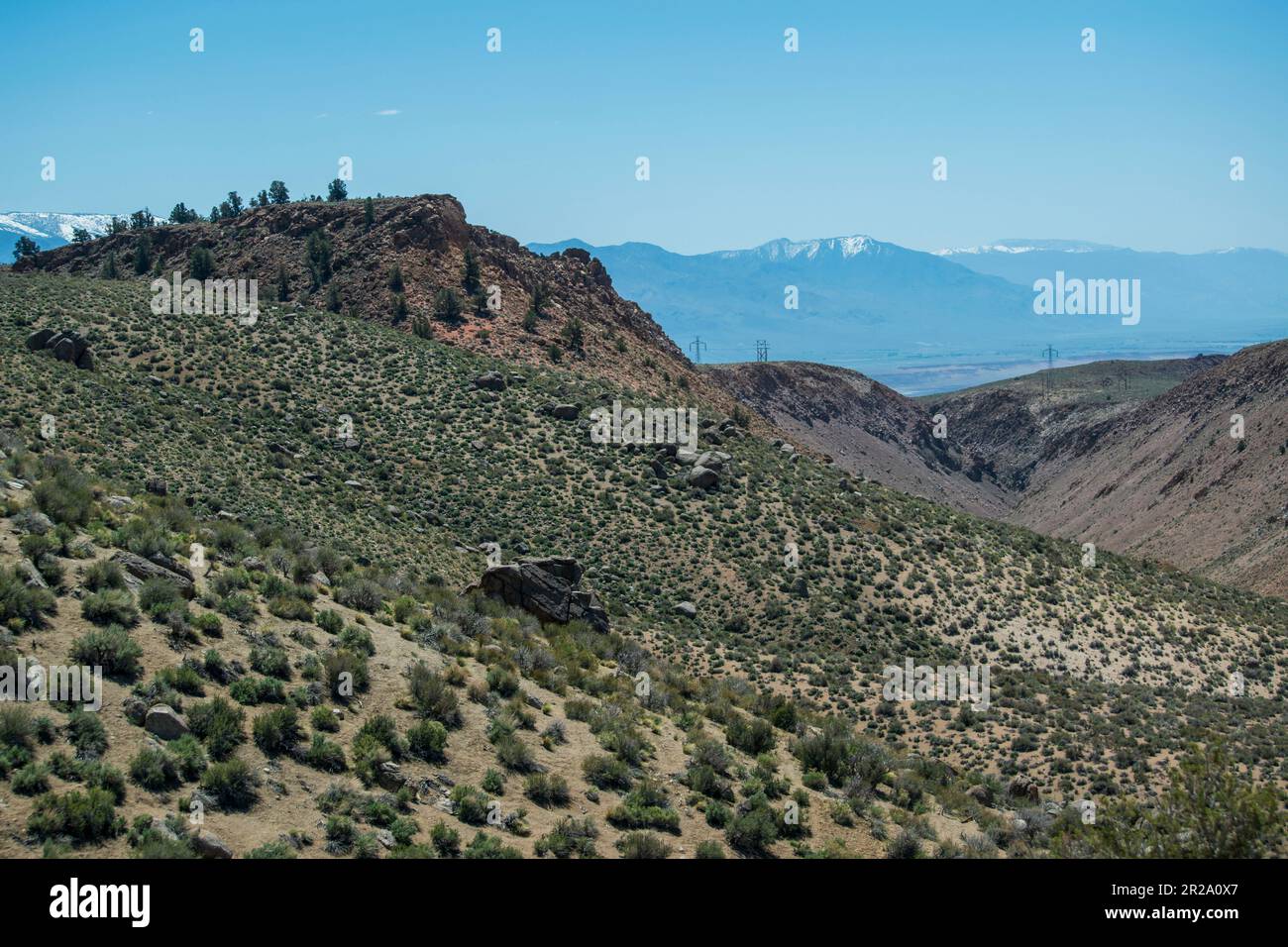 The Volcanic Tablelands, an area just north of Bishop, Inyo County, CA ...