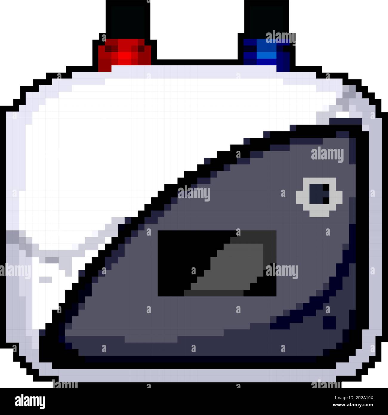 home water boiler game pixel art vector illustration Stock Vector Image ...