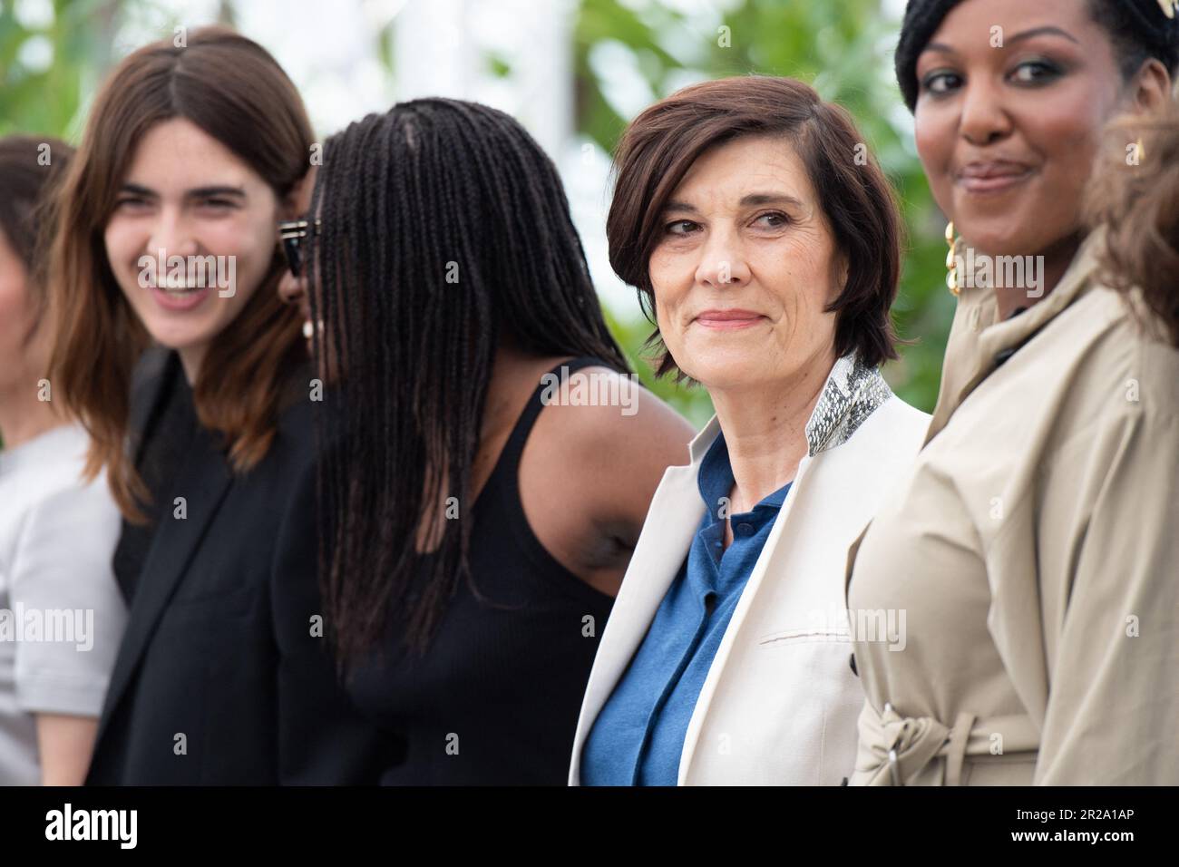 Cannes, France. 18th May, 2023. Lomane De Dietrich and Catherine ...