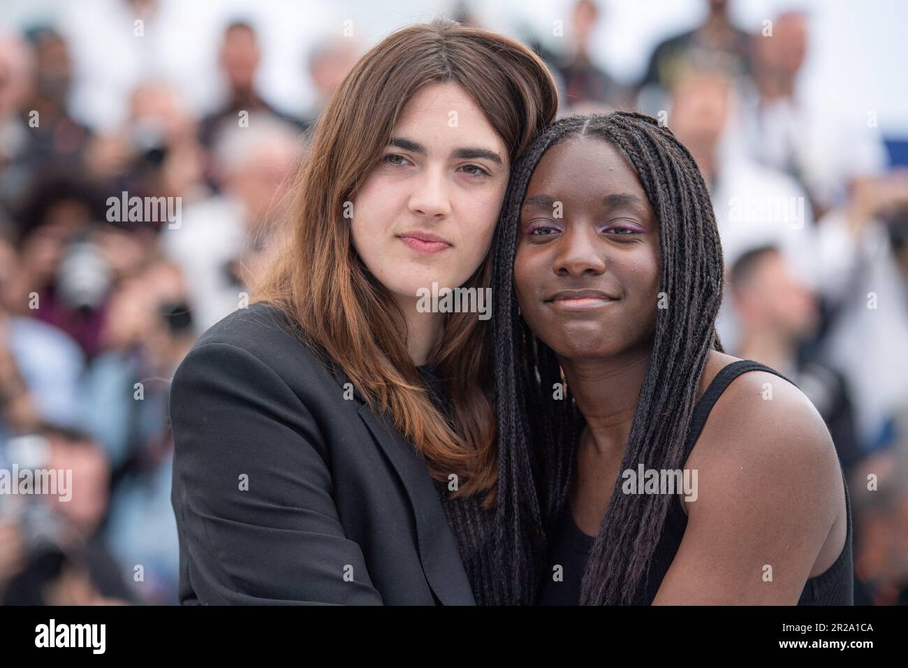 Cannes, France. 18th May, 2023. Suzy Bemba and Lomane De Dietrich ...