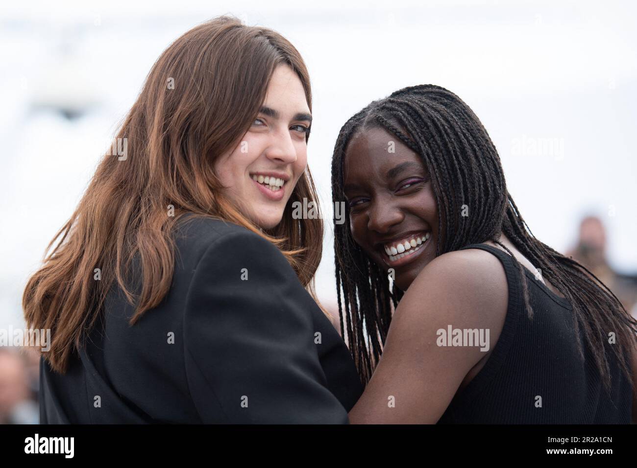 Cannes, France. 18th May, 2023. Suzy Bemba and Lomane De Dietrich ...