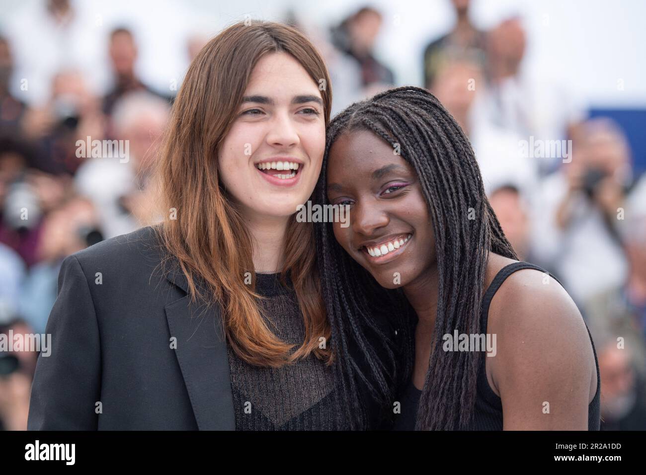 Cannes, France. 18th May, 2023. Suzy Bemba and Lomane De Dietrich ...