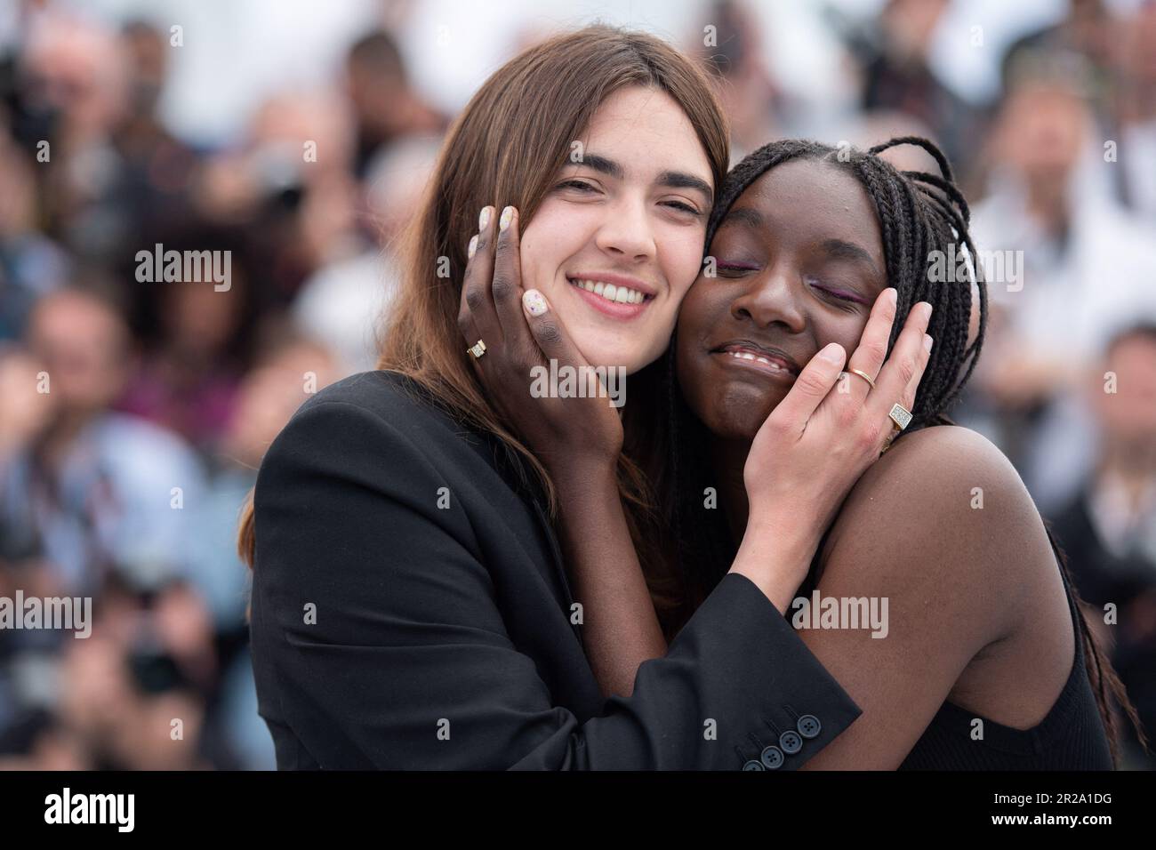 Cannes, France. 18th May, 2023. Suzy Bemba and Lomane De Dietrich ...