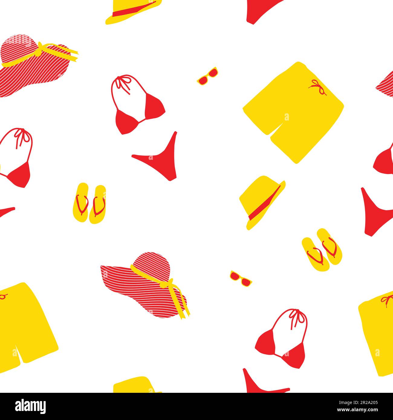 Summer Seamless Pattern - fashion clipart Stock Vector Image & Art - Alamy