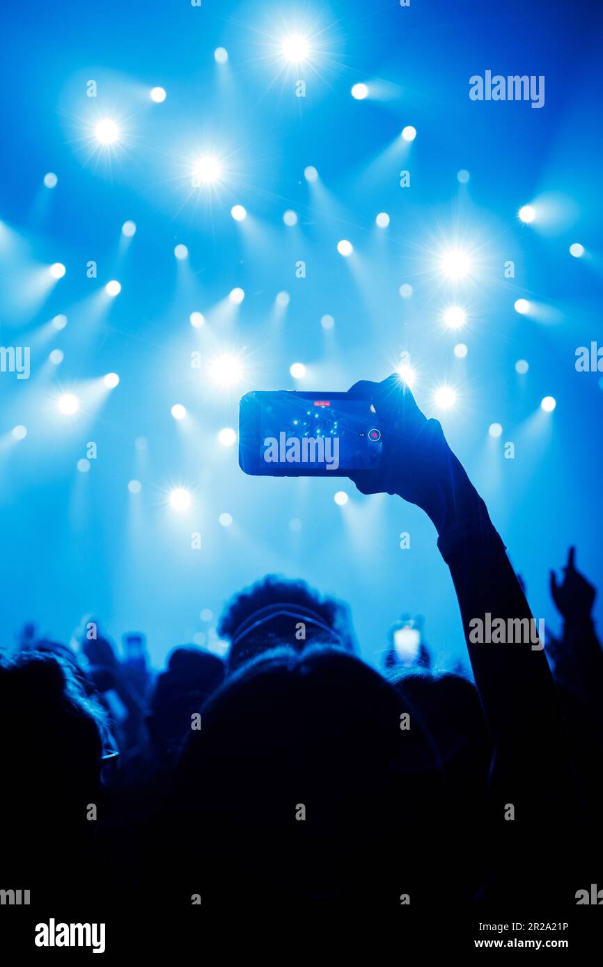 Shooting stage using smart phone hi-res stock photography and images ...